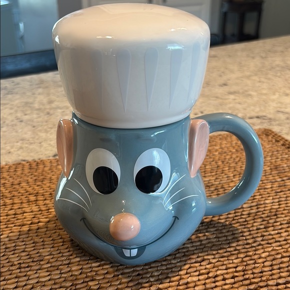 Pixar | Kitchen | Disney Ratatouille Chef Remy Mouse Ceramic Mug Blue ...